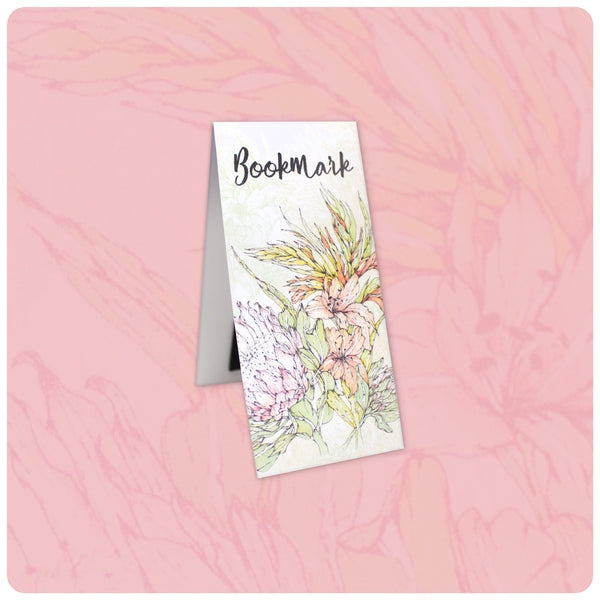 Bookmark Magnetic Long Gladiolus In Fynbos | Readers Warehouse