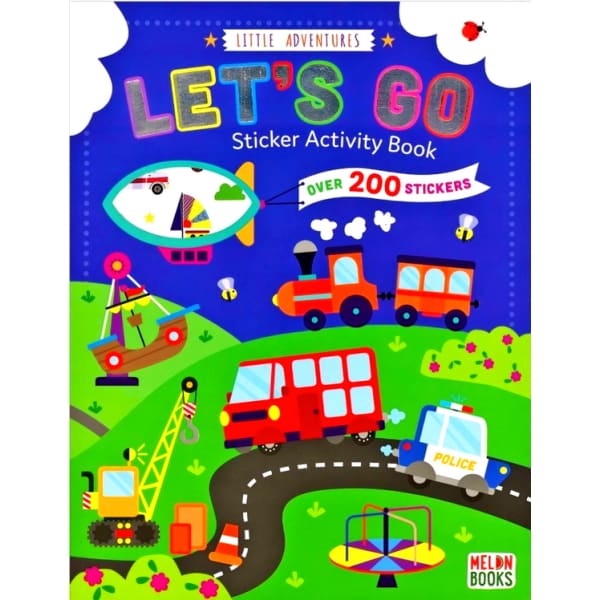 Little Adventures: Let's Go Sticker Activity Book | Readers Warehouse