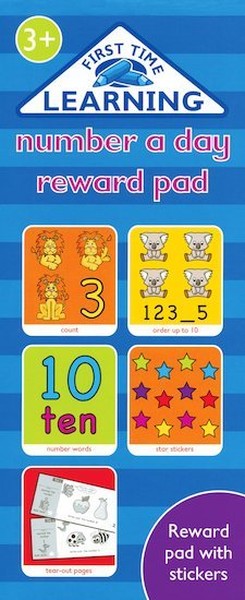 Number A Day Reward Pad 3+ | Readers Warehouse