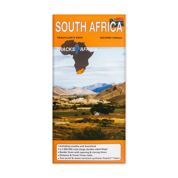 South Africa Paper Map | Readers Warehouse