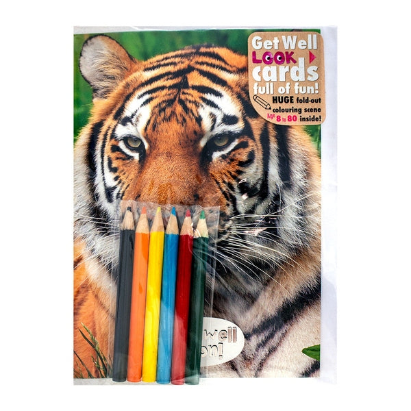 Cards Tiger Get Well Soon | Readers Warehouse