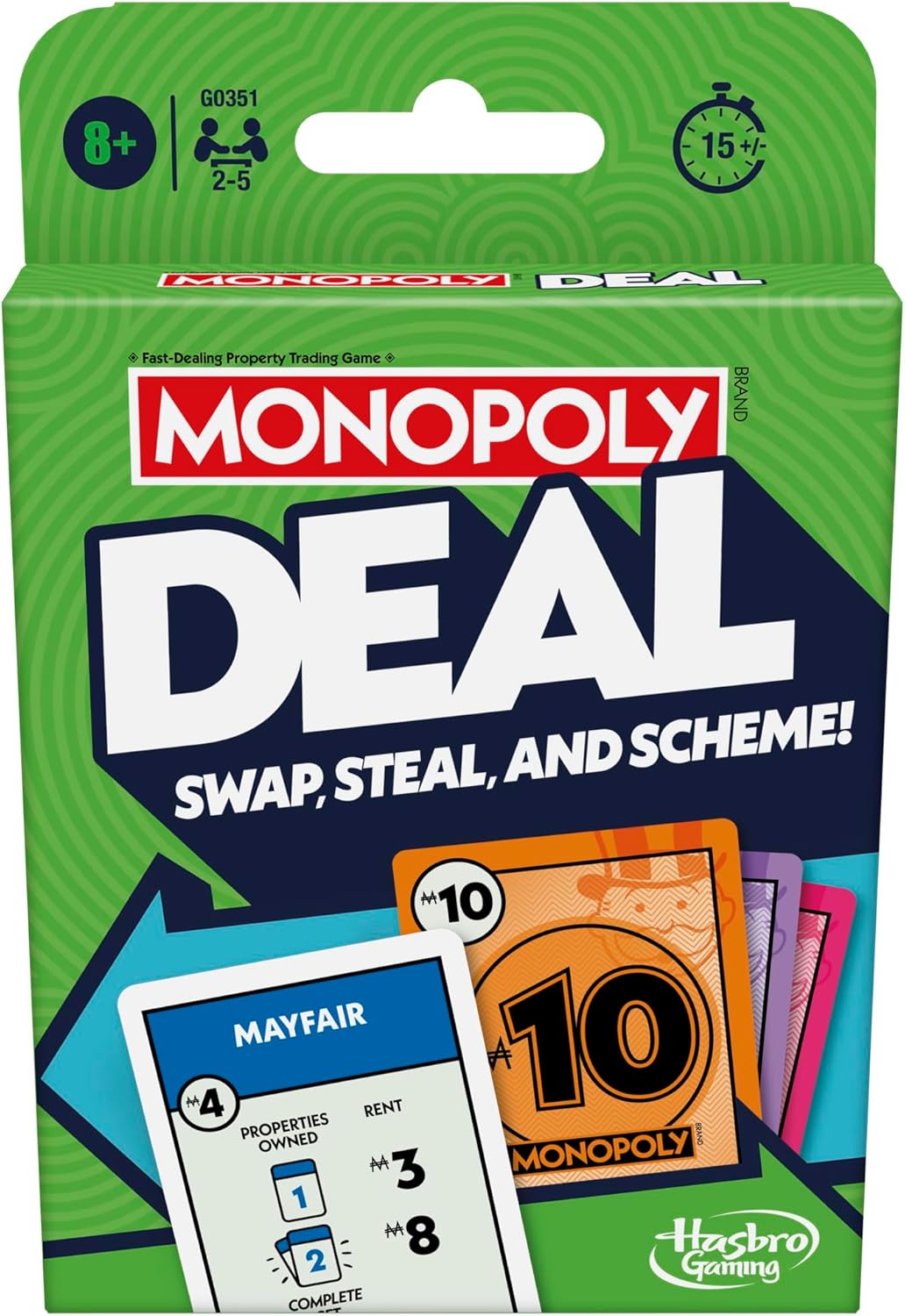 Monopoly Deal Swap,Steal and Scheme! | Readers Warehouse