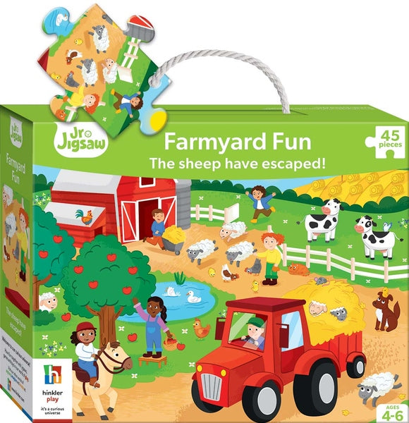 Junior Jigsaw: Farmyard Fun 45 Piece Jigsaw | Readers Warehouse