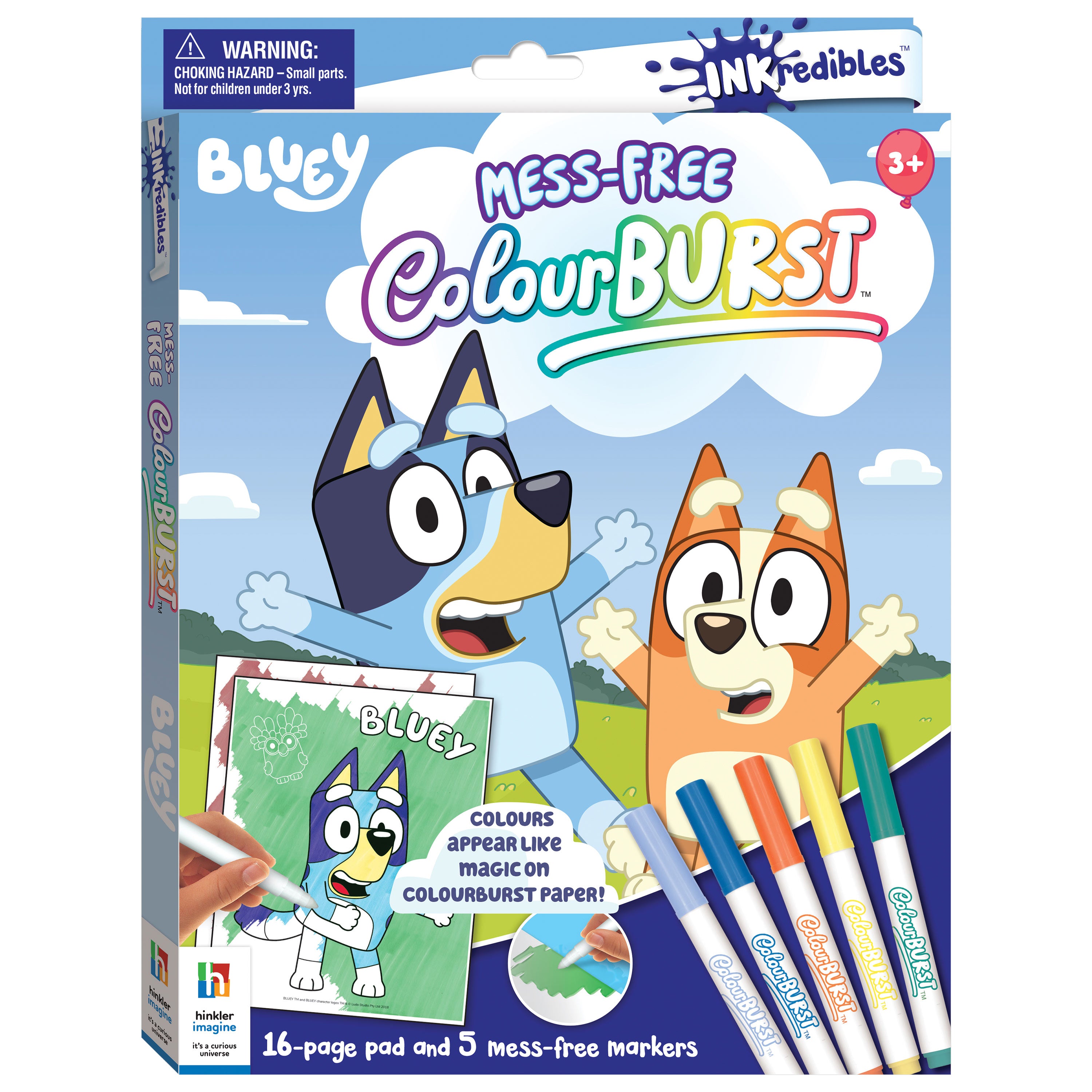 Inkredibles : Bluey Mess -Free Colour Burst | Readers Warehouse