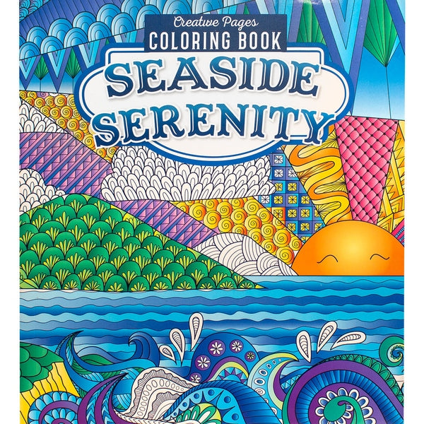 Seaside Serenity Coloring Book | Readers Warehouse