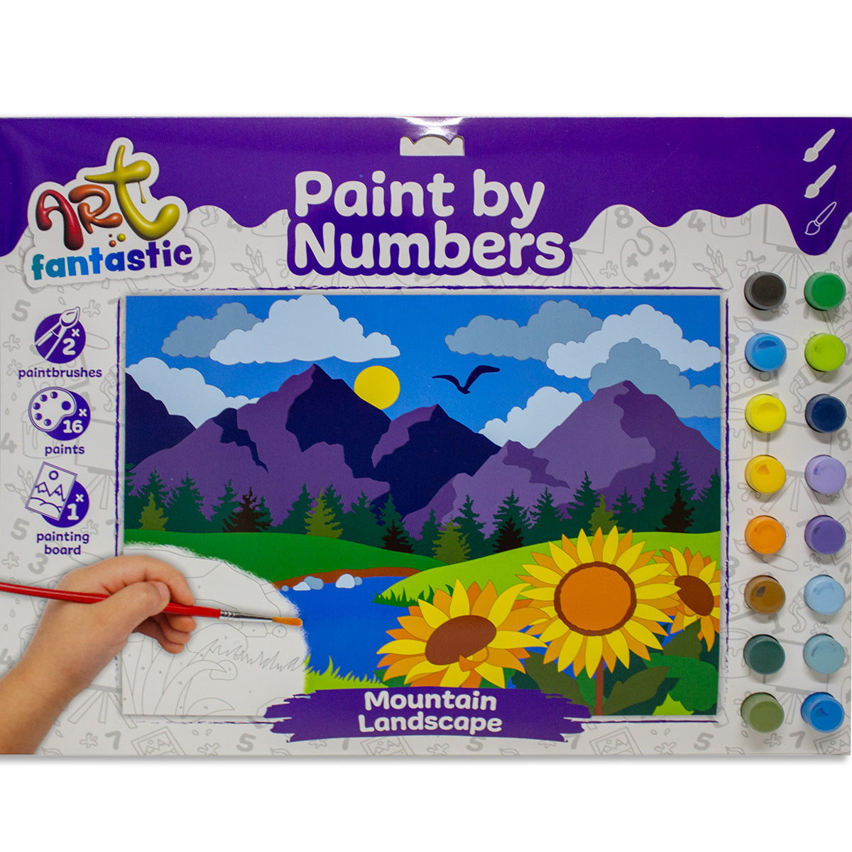 Paint by Number: Mountain Landscape | Readers Warehouse