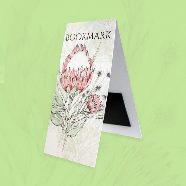Bookmark Long Pink Protea | Readers Warehouse