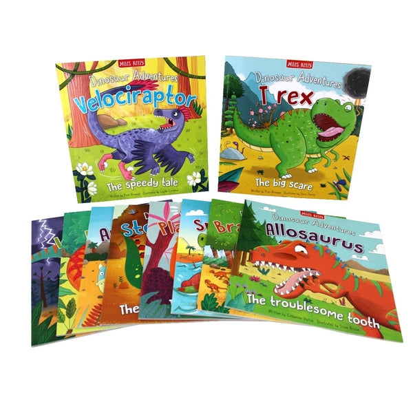 Miles Kelly Dinosaur Adventures (10 Books) | Readers Warehouse