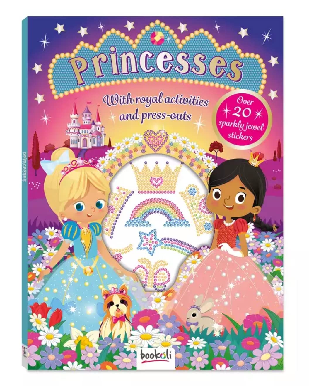 Princesses Sparkly Gem Sticker Activity Book | Readers Warehouse