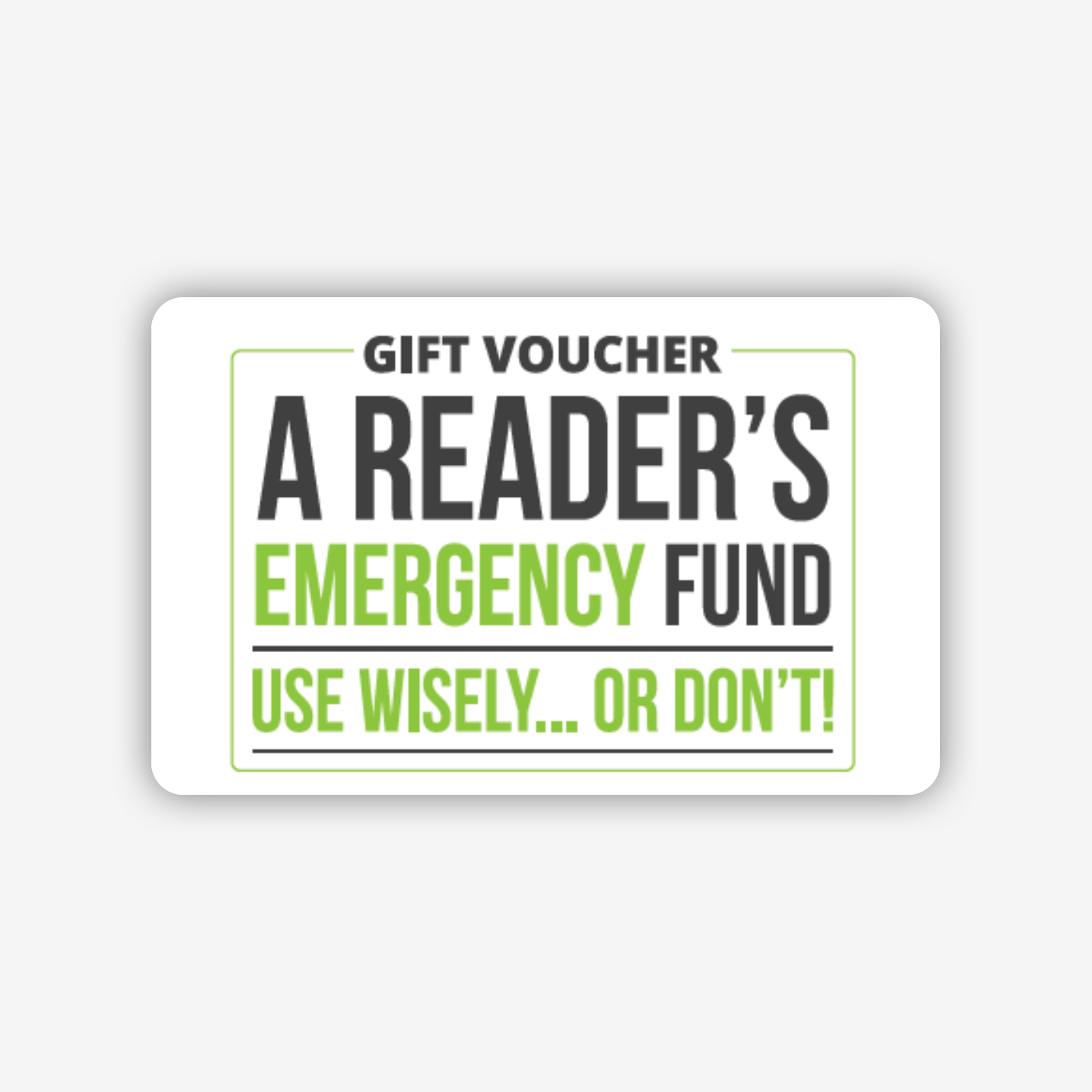 Readers Warehouse Gift Voucher - The Perfect Gift | Readers Warehouse
