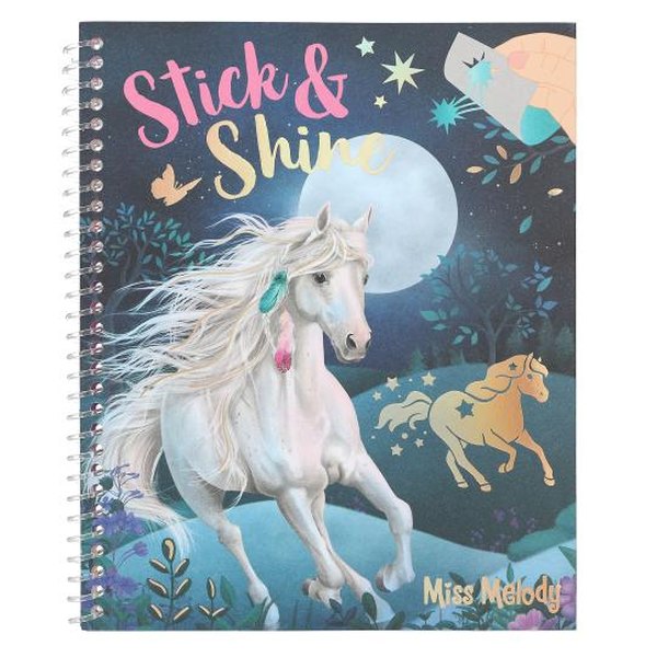 Miss Melody Stick & Shine Colouring Book | Readers Warehouse