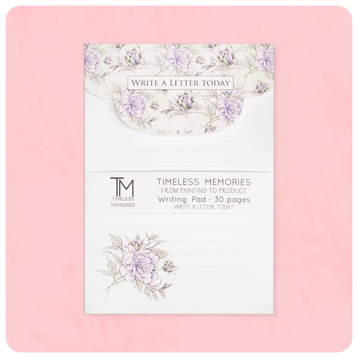 Bella Rose Writing Pad | Readers Warehouse