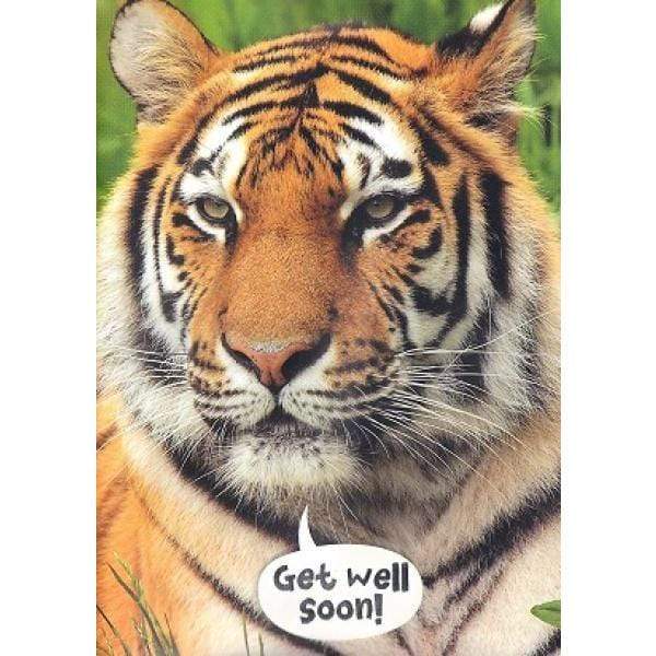 Cards Tiger Get Well Soon | Readers Warehouse