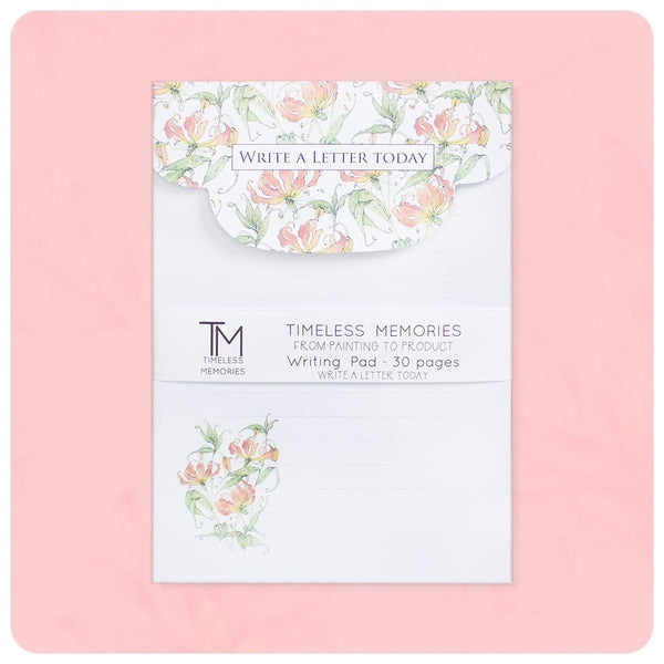 Flame Lily Writing Pad | Readers Warehouse